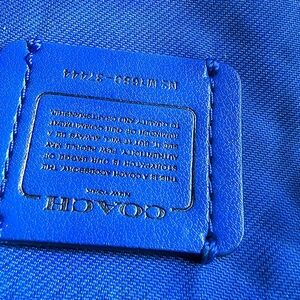 Coach | Bags | Coach Small Blue Purse | Poshmark